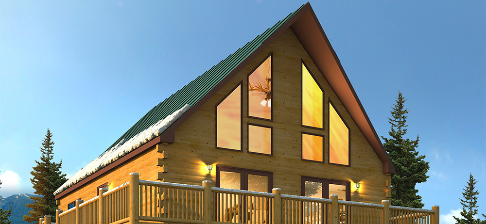 Modular Cape Chalet Home - The Somerset I - Village Homes